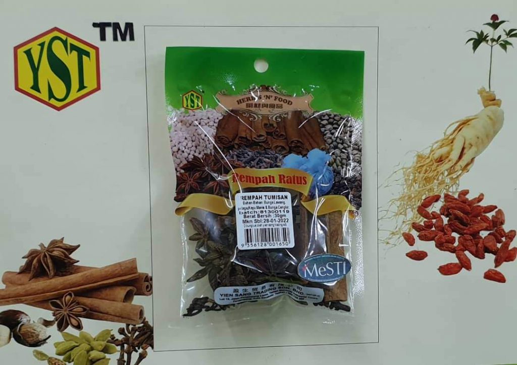 Rempah Tumisan (30gm x 10pk)9356128001650 – YienSang