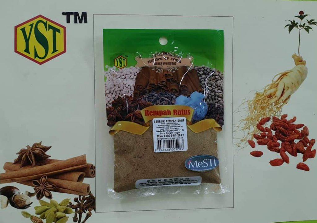 Serbuk Rempah Soup 40gm x 10pk)9356128005283 – YienSang